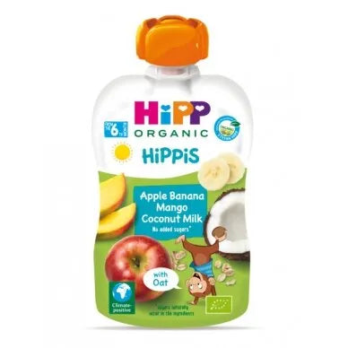 HiPP Hippis Apple Banana Mango Coconut Milk 100g – Love Organic Baby