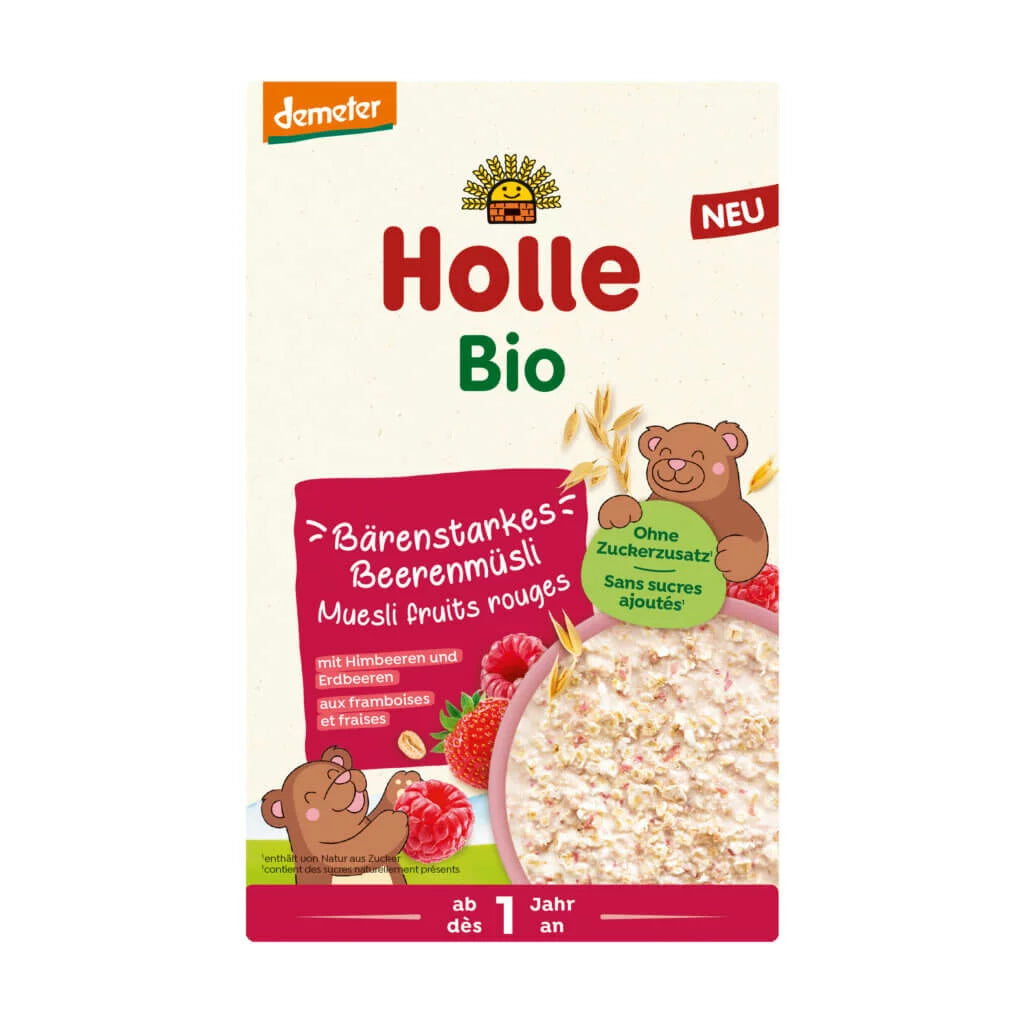 Holle Organic Wholegrain Berry Muesli 250g – Love Organic Baby